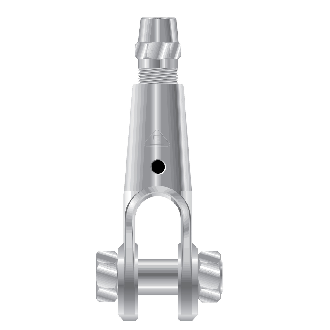 Electroline Forged Series Clevis Socket Fitting (with Threaded Pin & N